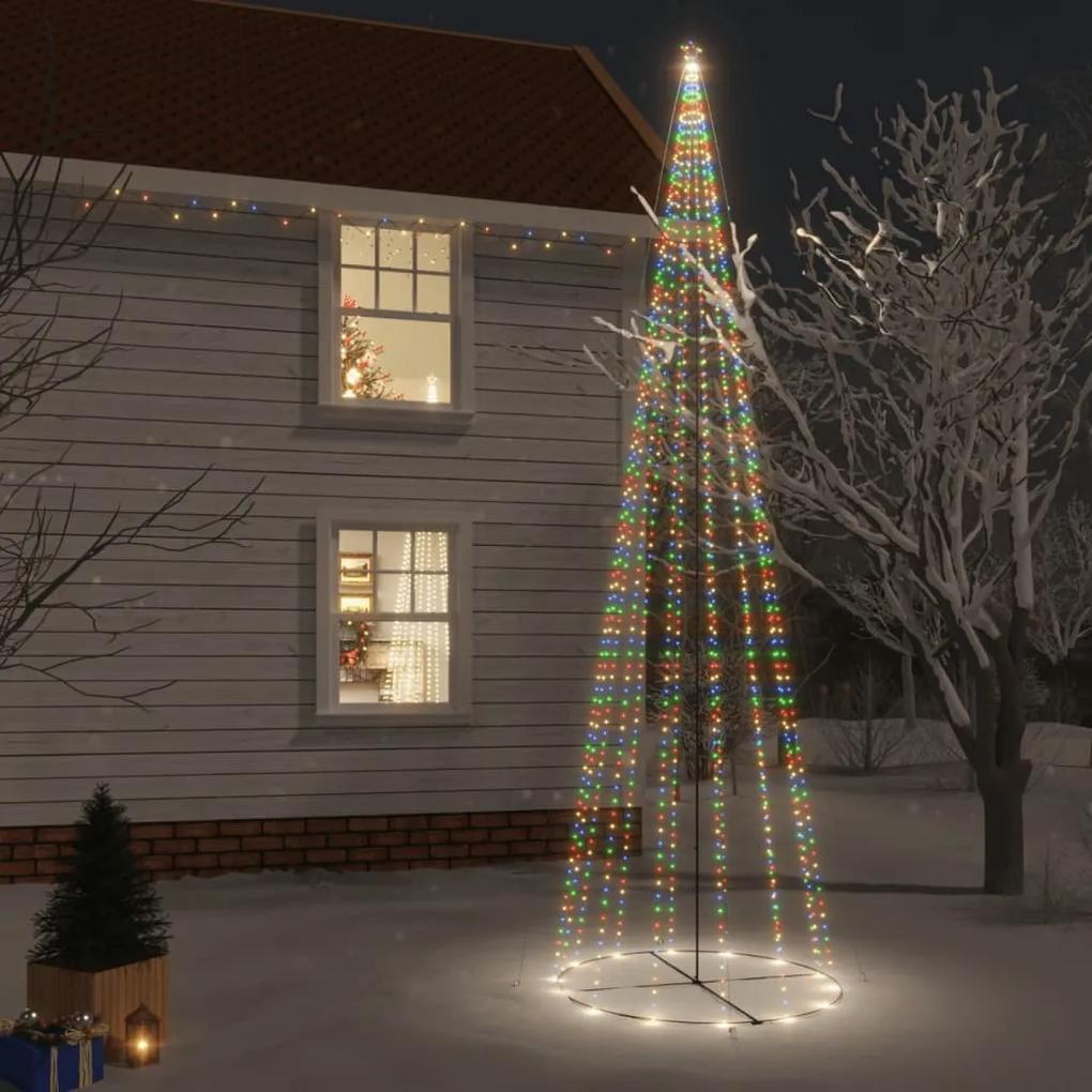 vidaXL Vánoční stromek kužel 1 134 ch LED diod 230 x 800 cm [343499] Barva: Teplá bílá