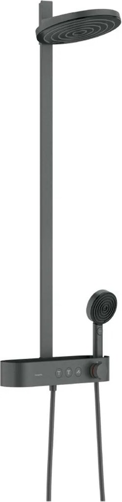 Hansgrohe Pulsify S - Sprchový set s termostatem, průměr 26 cm, 3 proudy, EcoSmart, kartáčovaný černý chrom 24241340