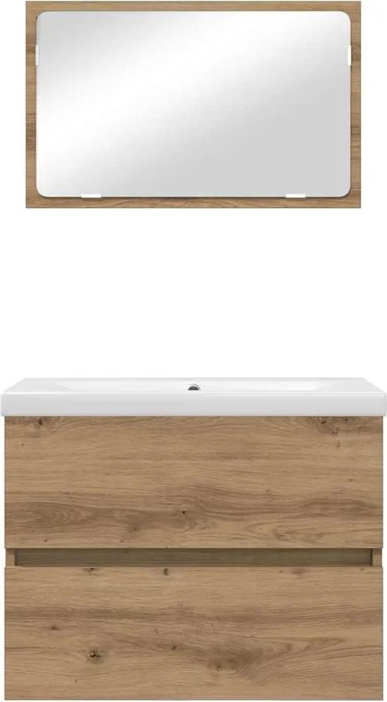 Sada koupelnového nábytku 3 ks Artisanový dub 61 x 39 x 45 cm 3393503