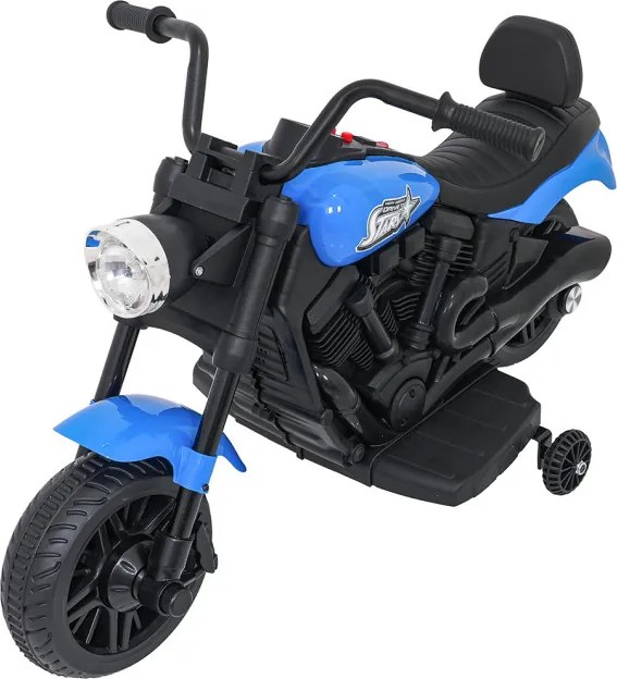 Elektrická motorka STAR modrá