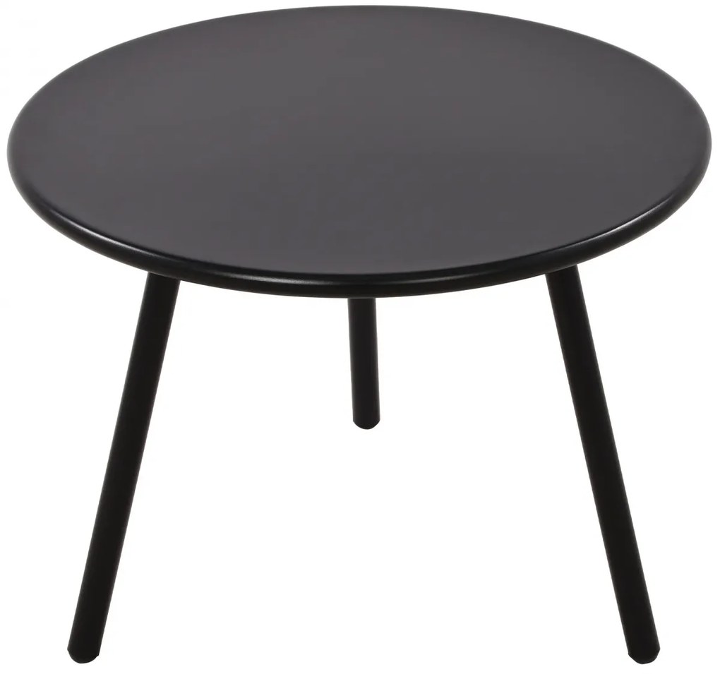 Konferenční stolek Minot - v45 x Ø60 cm - Černá