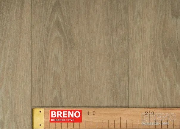 Breno PVC BLACKTEX Oakland 196L – světle hnědé dřevo, šíře 400 cm