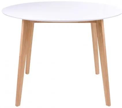 Jídelní stůl kulatý VOJENS 105x105 cm, přírodní podnož House Nordic 2201031