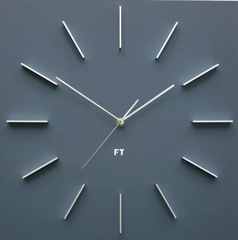 Future Time Future Time FT1010GY Square grey 40cm nástěnné hodiny