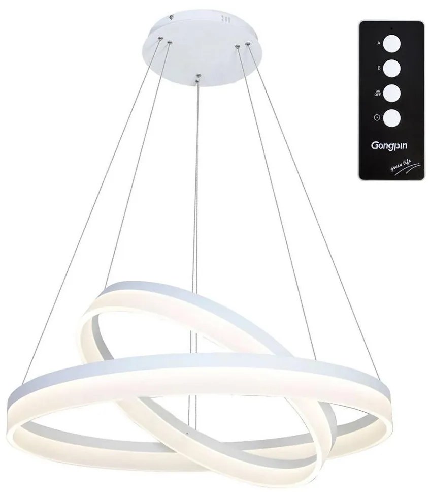Milagro LED Lustr na lanku RING s dálkovým ovladačem LED/60W/230V ML065