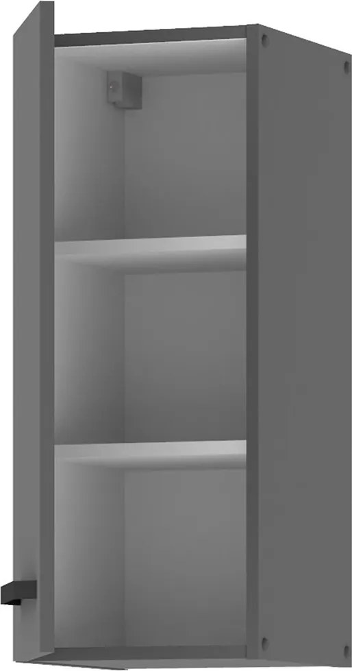 Kuchyňská linka NESSANT se | 250x280 cm | zásuvky PREMIUM BOX | šedá mat