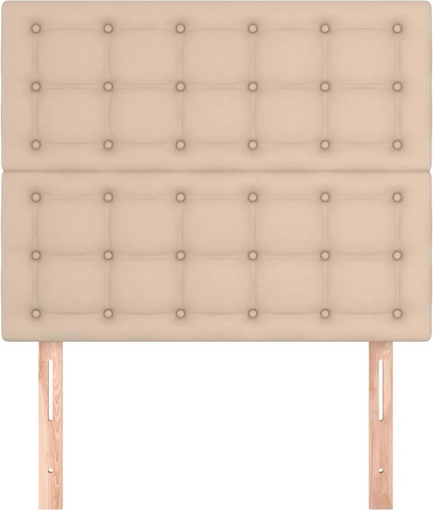 Čelo postele Cappuccino 80x5x118/128 cm umělá kůže 3116409