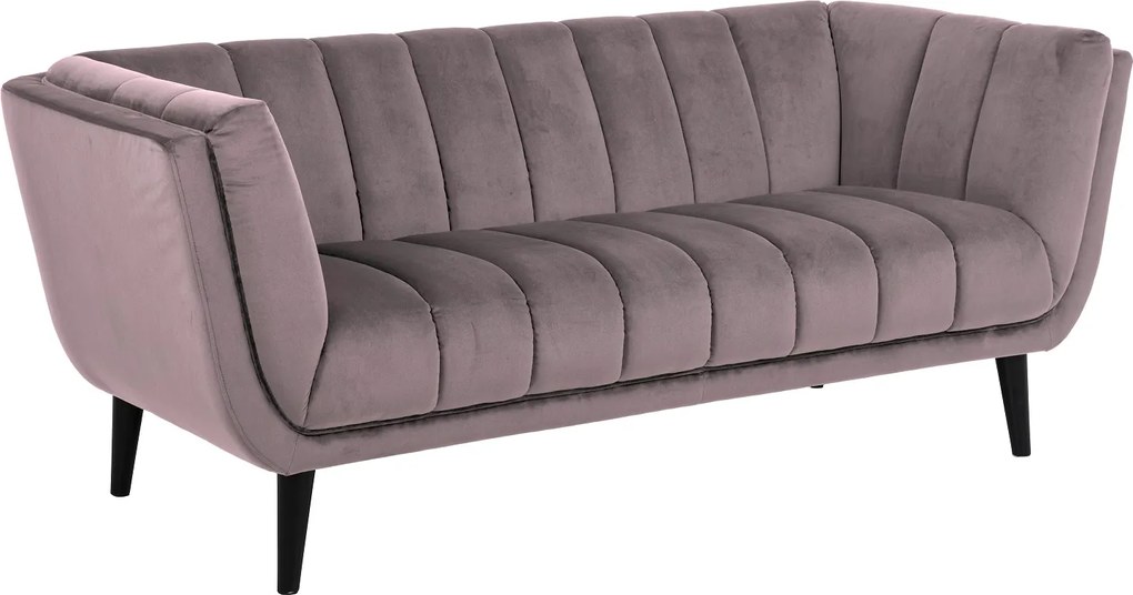 Designová sedačka Raquel 184 cm růžová - Otvorené balenie