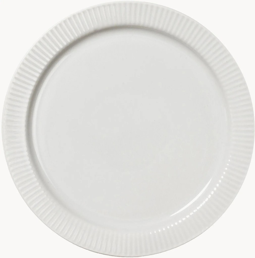 Sada dezertních talířů z kostního porcelánu Inka, 6 dílů