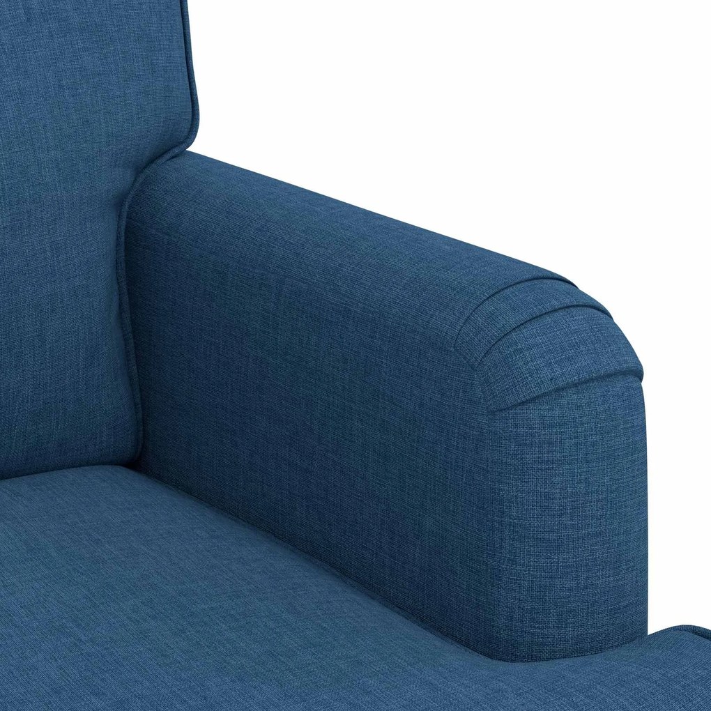 Set pohovek 2 ks Modrá textil 3407566