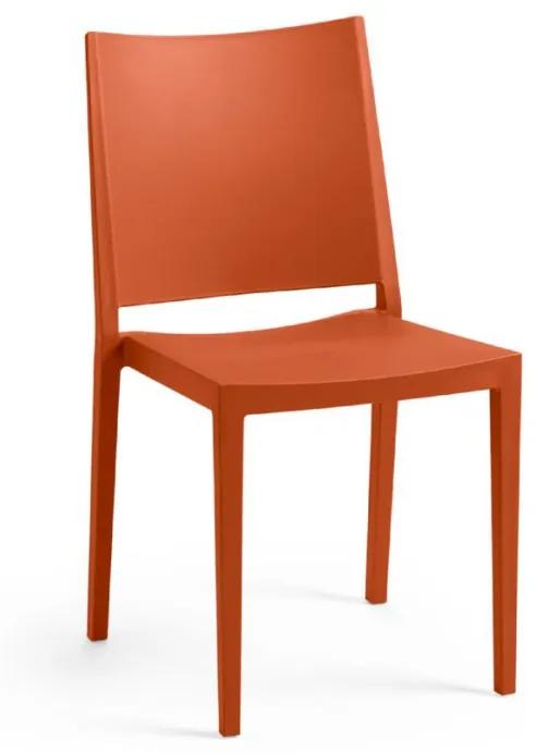 ROJAPLAST Zahradní židle - MOSK, plastová Barva: šedá