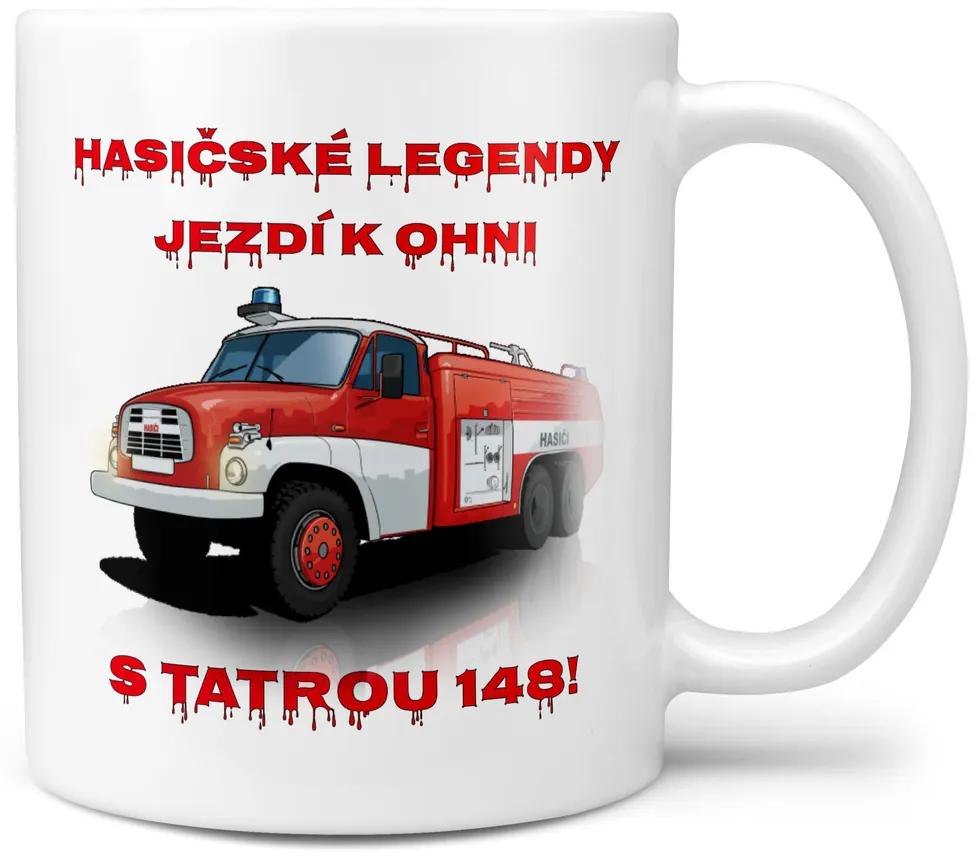 Hrnek Hasičské legendy – Tatra 148 (Náplň hrníčku: Žádná)