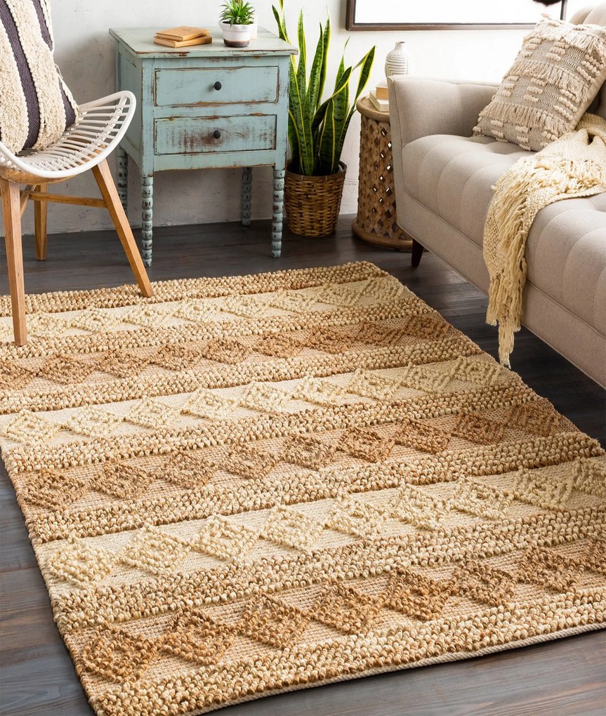 CONCEPTUM HYPNOSE Jutový koberec NATURAL béžový 90x150 cm 961ELT1111