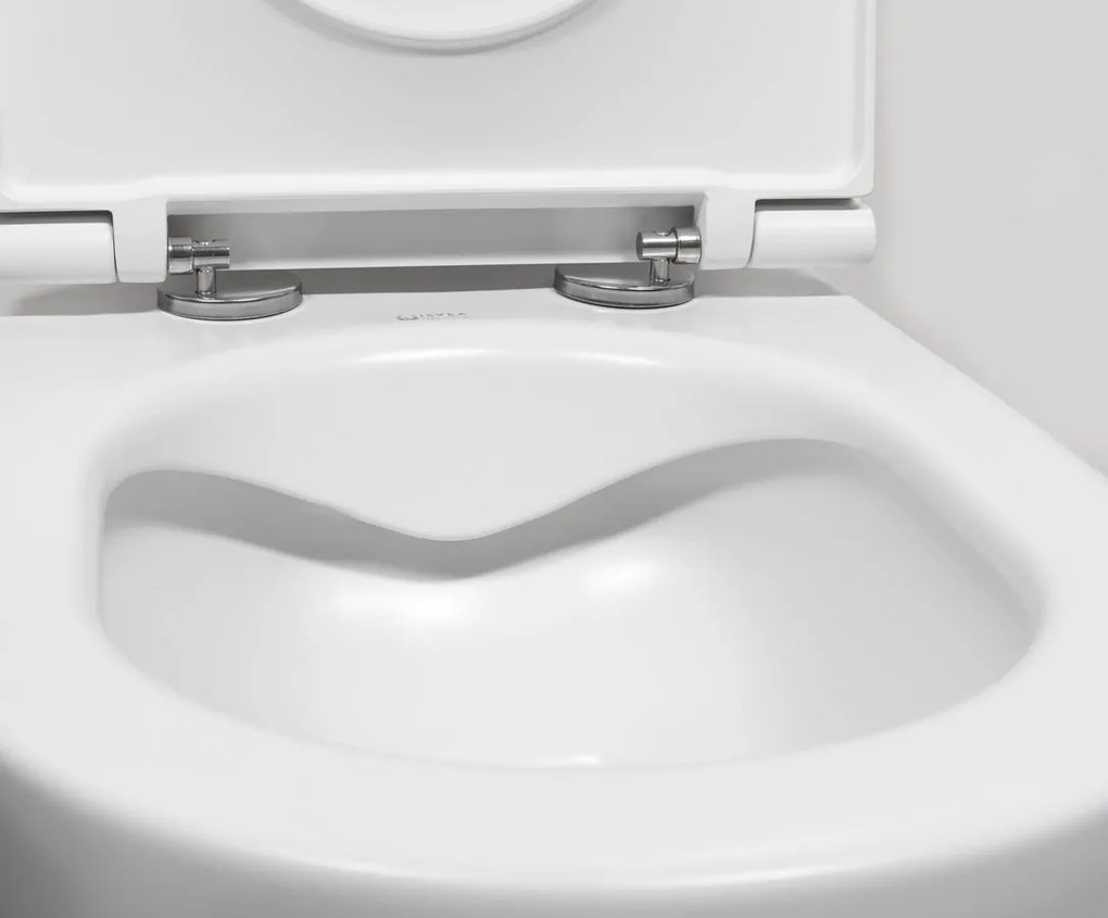 Isvea Isvea, INFINITY závěsná WC mísa, Rimless, 36,5x53cm, matná bílá, 10NF02005-2L