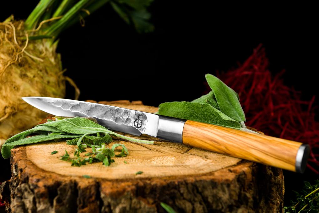 Ručně vyráběné nože z oceli Forged | Sun System Univerzální nůž Olive