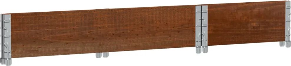 Zahradní truhlík hnědý 100 x 50 cm masivní borové dřevo 3295390