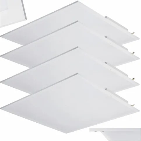 4x LED zapuštěný stropní panel 60x60 40W 4000k