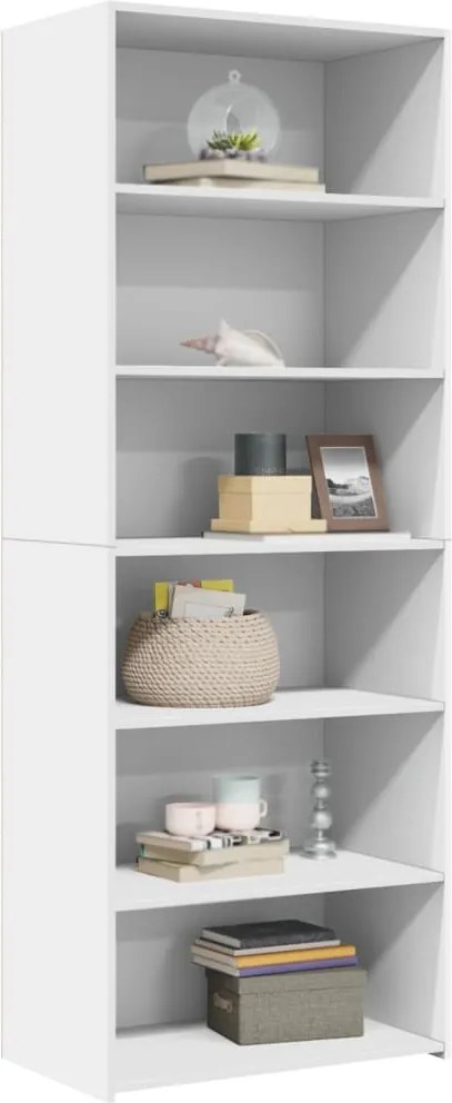 Skříň highboard bílá 70 x 41 x 185 cm kompozitní dřevo 3281687