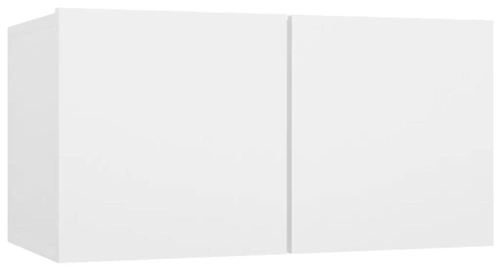 6dílný set TV skříněk bílý kompozitní dřevo - Default Title