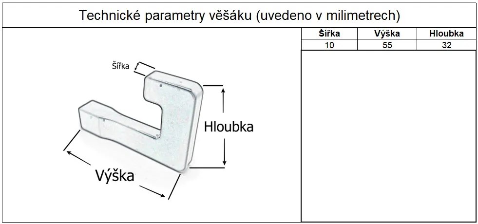 In-Design Nábytkový věšák ANDY černý