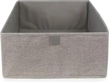 Compactor Oxford Úložný box šedo-béžový / 36 x 42 x 16.5 cm / polyest