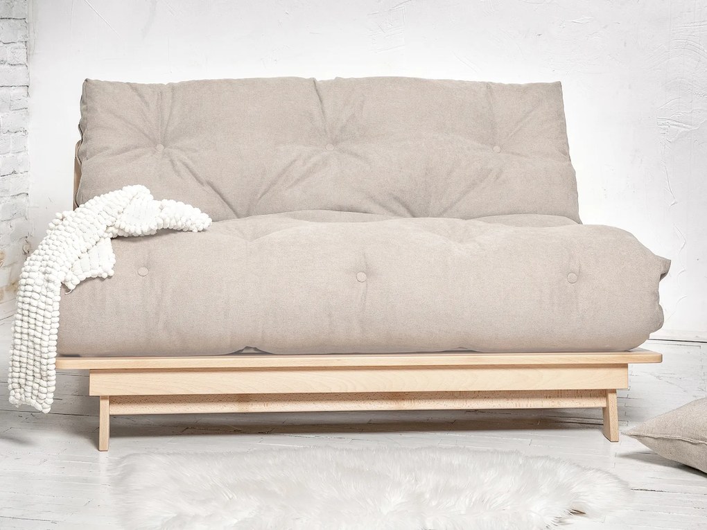 Nejfuton Polohovací lůžka Vega 140x200 BUK - Nelakovaná