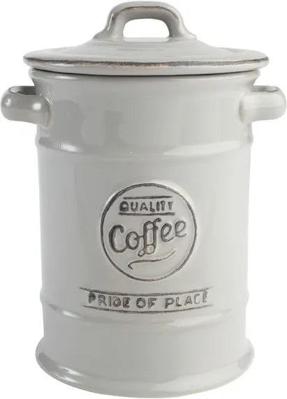 Šedá keramická dóza na kávu T&G Woodware Pride of Place