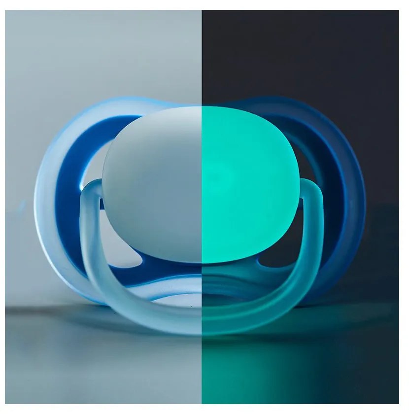 PHILIPS AVENT Šidítko Ultra air noční 0-6 m chlapec, 2 ks Philips Avent