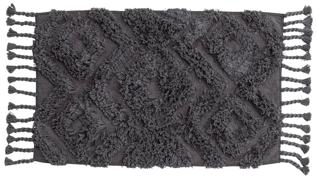 Koupelnová předložka Hilma, tmavě šedá, 50x80