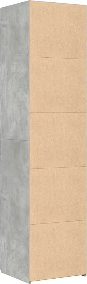 Skříň highboard betonově šedá 45x42,5x185 cm kompozitní dřevo 3281409