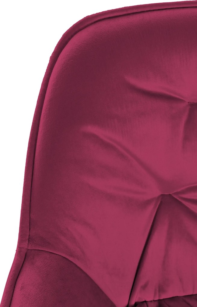 Sada 2 barových židlí Gibson 76 samet – fialová