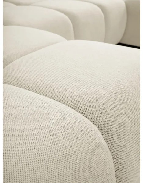 Rozkládací čalouněná sedací souprava s úložným prostorem do U ALMADA béžová