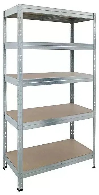 AR Shelving Vysokozátěžový regál Rivet, 180 × 90 × 45 cm, nosnost police: 250 kg