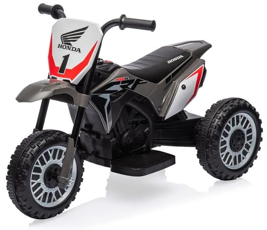 Elektrická motorka Baby Mix Honda CRF 450R šedá Barva: Šedá
