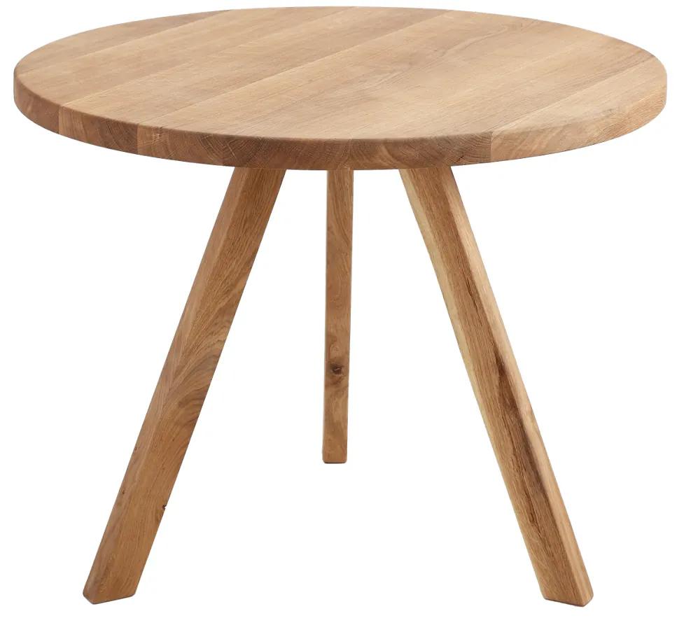 OnaDnes -20% Nordic Design Přírodní masivní jídelní stůl Tree 90 cm
