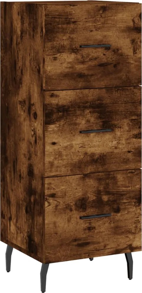 Skříň highboard kouřový dub 34,5 x 34 x 180 cm kompozitní dřevo 3200214
