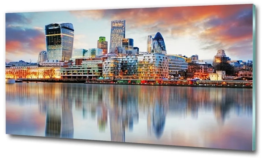 Wallmuralia Foto obraz fotografie na skle Panorama Londýnu 100x50