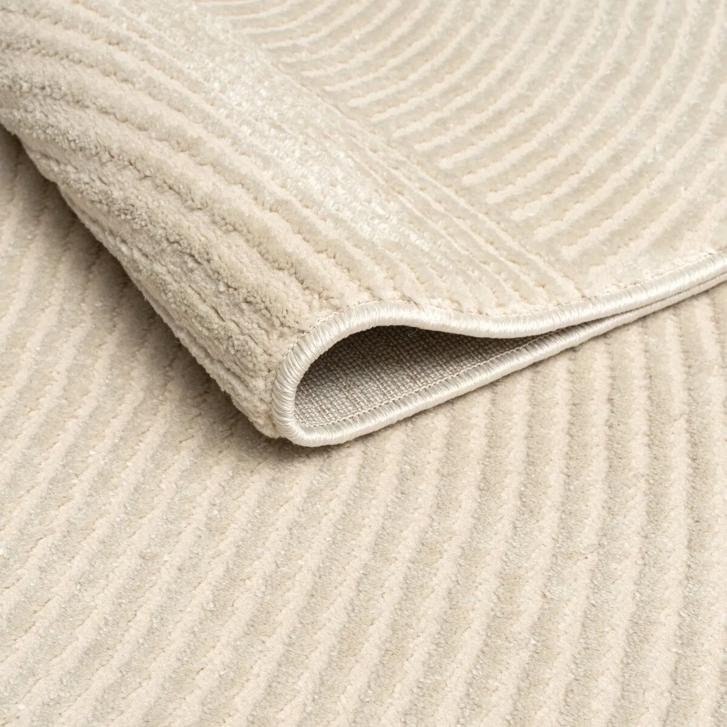 Angel Carpet, Kusový koberec Zafiro 25 Beige, 80x150, béžová, kancelář