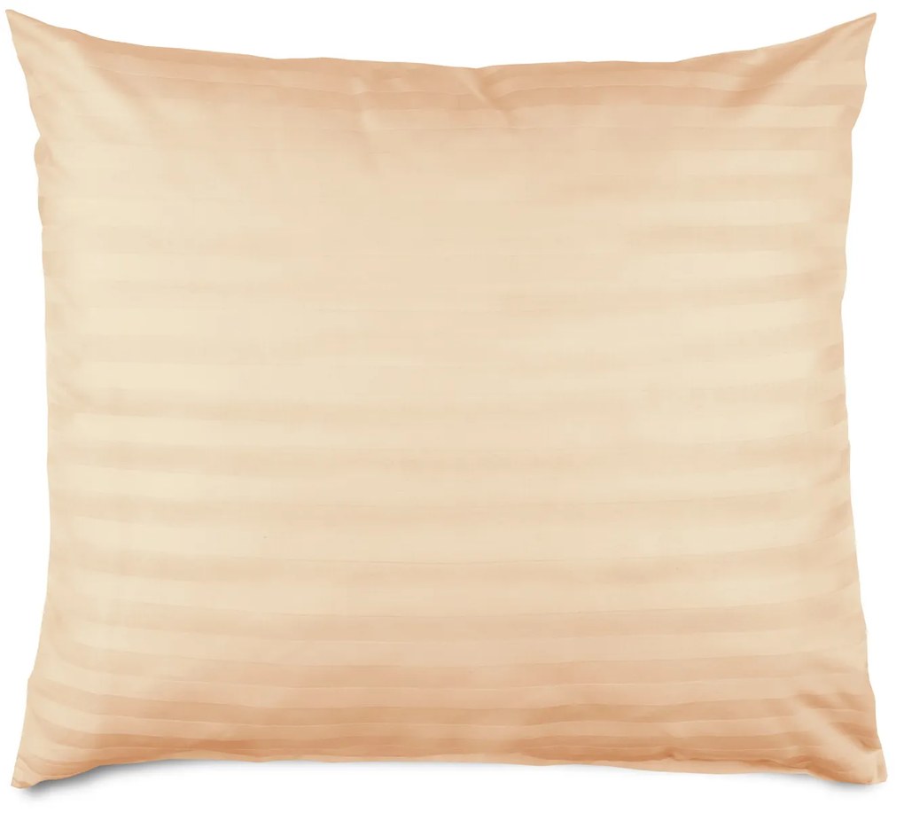 BAMBUSOVÝ POVLAK NA POLŠTÁŘ STRIPE BEIGE 50X60 CM BÉŽOVÁ