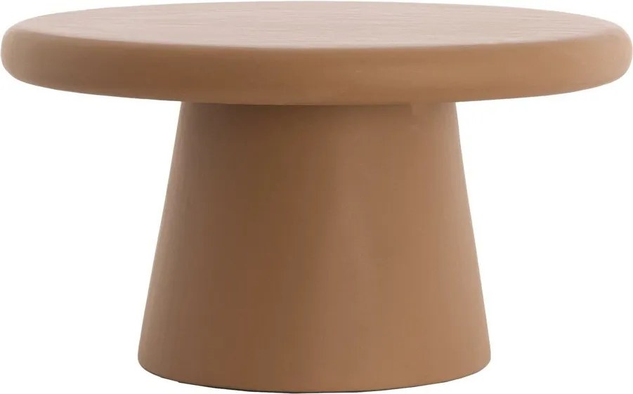 Kulatý konferenční stolek v terakotové barvě ø 70 cm Kulona – Light & Living