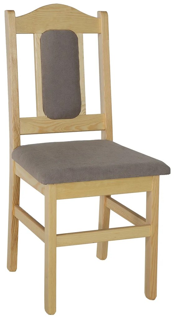 Drewmax KT102 dřevěná čalouněná židle masiv borovice