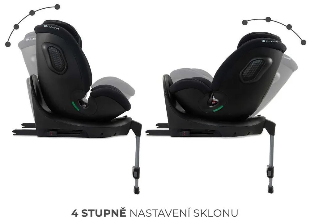 Kinderkraft Autosedačka Xrider 2 i-size  40 - 125 cm Green