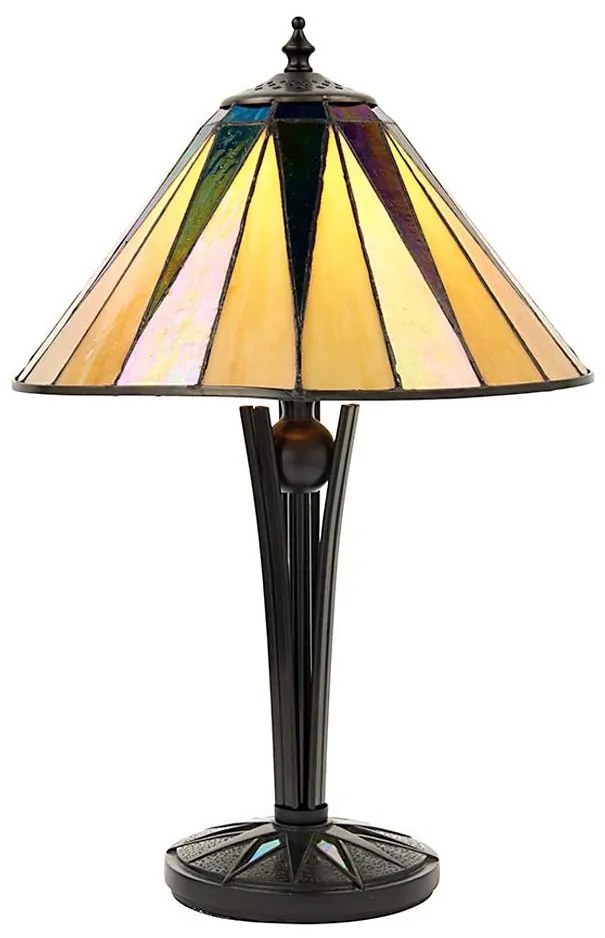 Endon 70367 - Stolní lampa Tiffany DARK STAR 1xE14/40W/230V pr. 30 cm