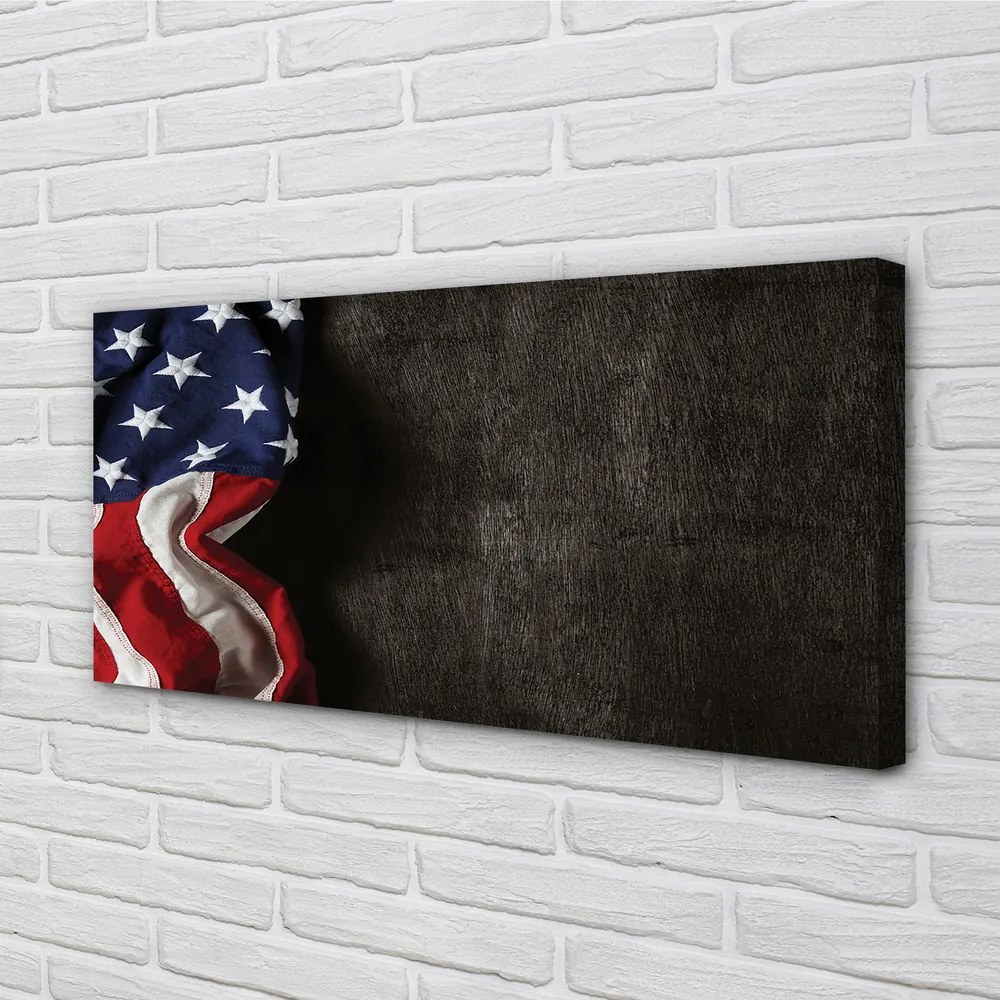 Obrazy na plátně Vlajky Spojených států 100x50 cm