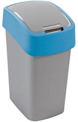 CURVER Odpadkový kioš FLIP BIN 10l stříbrný/modrý