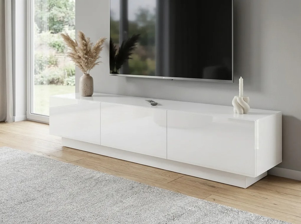TV stolek DOLCE 180 cm, bílá