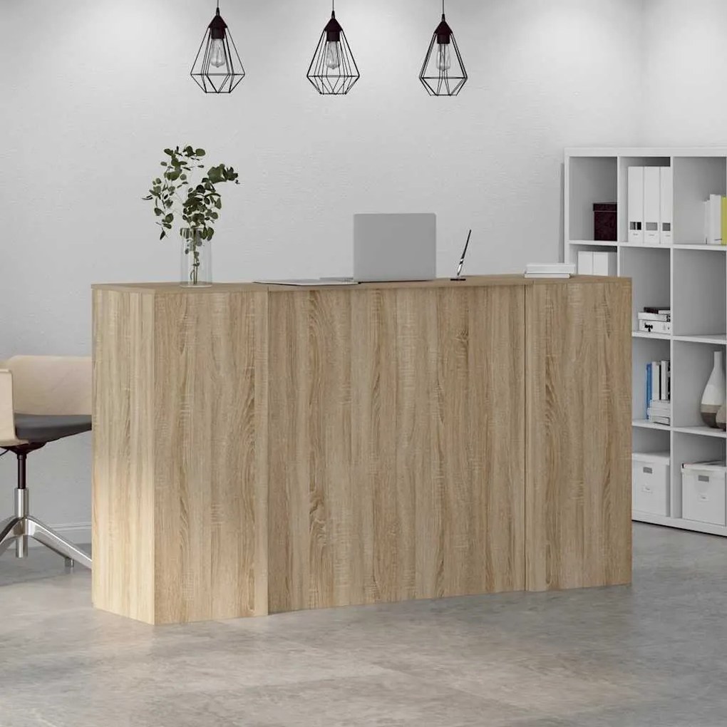 Recepční stůl dub sonoma 180x50x103,5 cm kompozitní dřevo 3324171