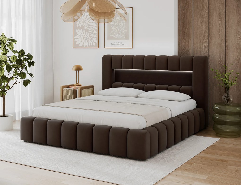 Postel Lamica 180x200 + Dřevěný rám/Standardní zdvih/kontejner