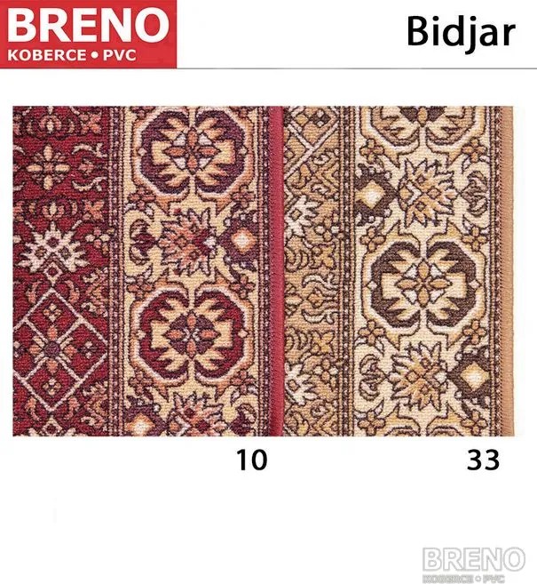 Breno Běhoun BIDJAR 33, šíře 100 cm, Béžová/Vícebarevné