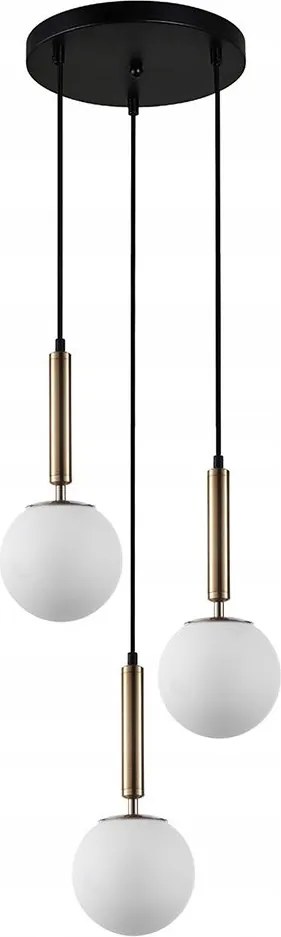 Závěsná lampa Ravena PND-2324-3A Gd+opal Italux
